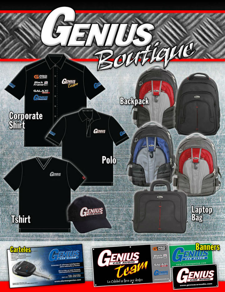 Genius Boutique Genius – Genius Car Alarm – Alarmas para vehiculos – Alarmas digitales Genius ...