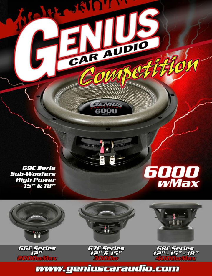 Genius CarAudio Subwoofer COMP – Genius Car Alarm – Alarmas para ...